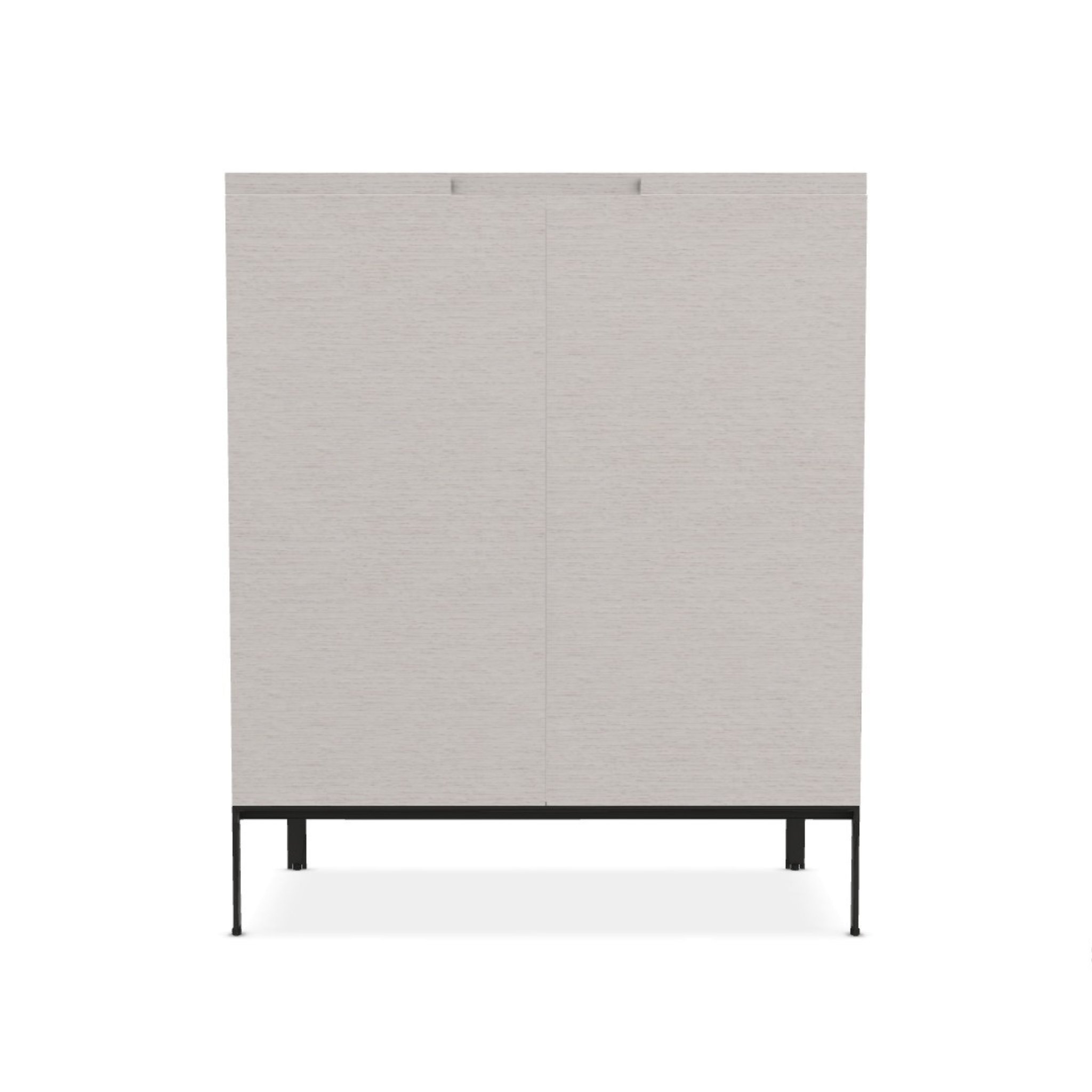 Mida High storage Unit with 2 Hinged Doors (Painted Base-Frame)