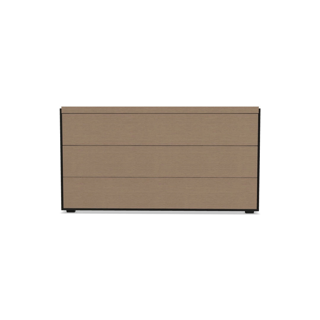 Surface Storage Unit with Section and Drawers - Right